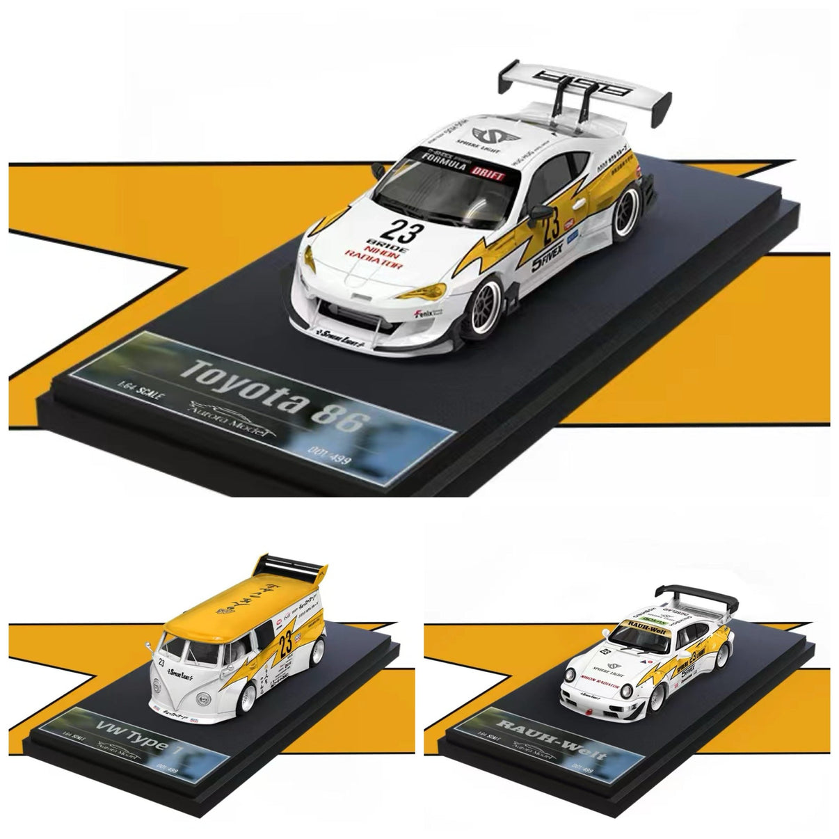 [ PREORDER ] Aurora Model AM - 1/64 Lightning livery series diecast ...