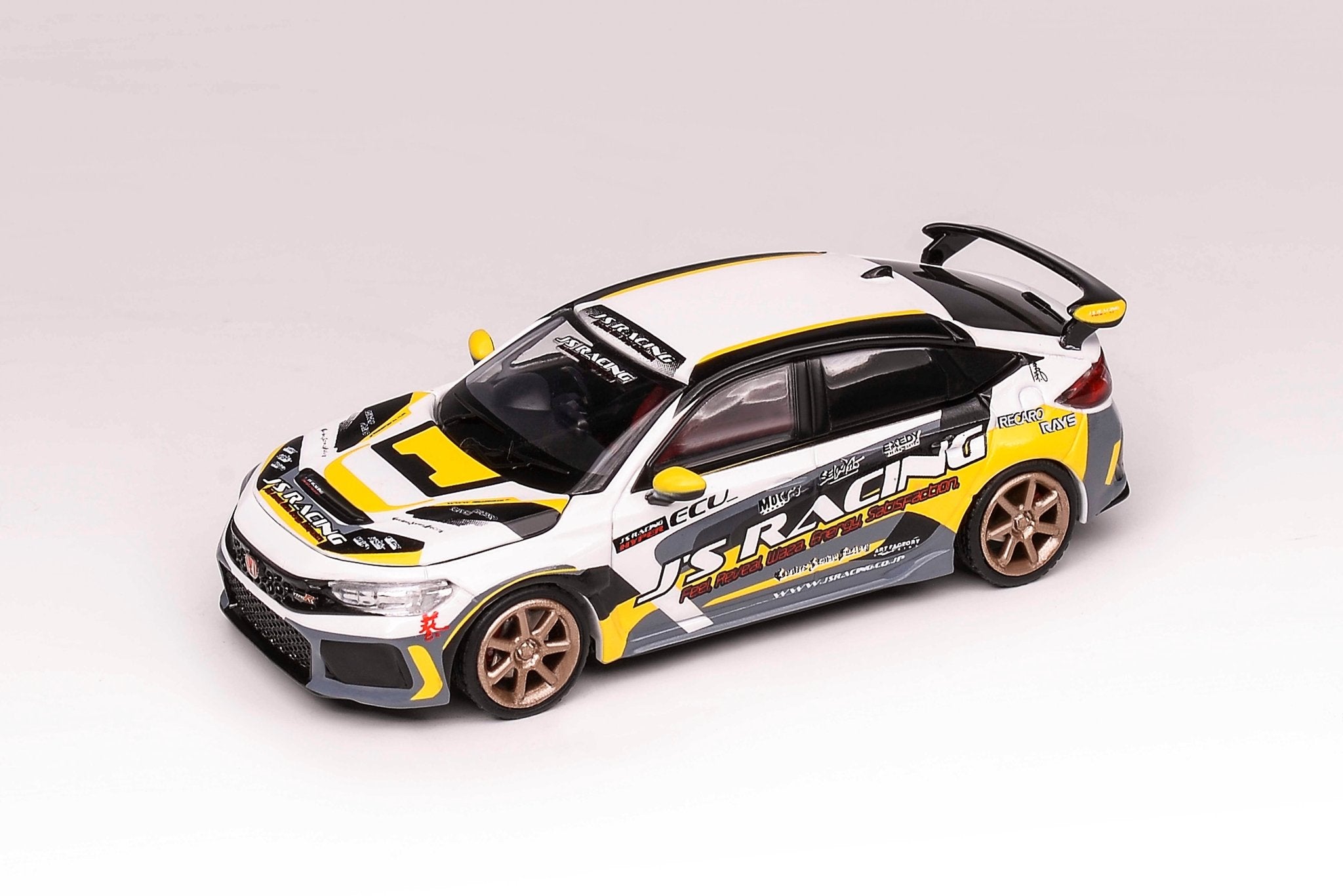 MOTORHELIX - 1/64 Honda Civic Type R(FL5)J's Racing diecast model car ...